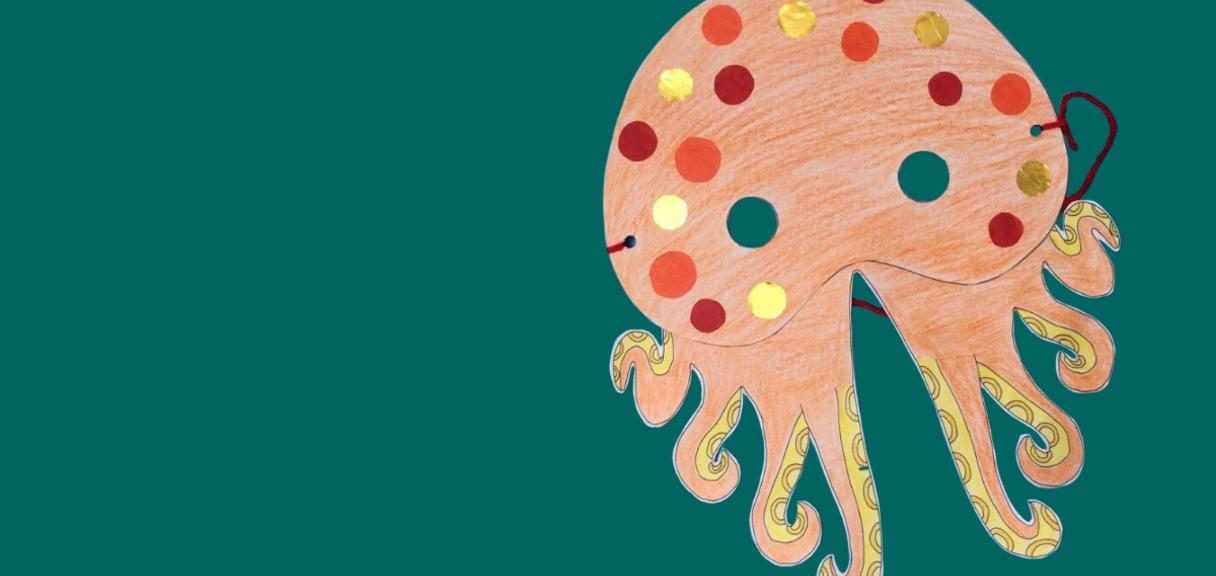 Ollie the Octopus Mask | Oxford University Museum of Natural History
