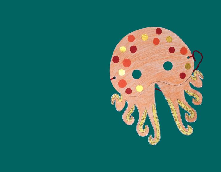 Ollie the Octopus Mask | Oxford University Museum of Natural History